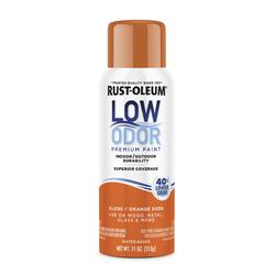 Rust-Oleum® Low-Odor Gloss Orange Soda Spray Paint - 11 oz. at Menards®