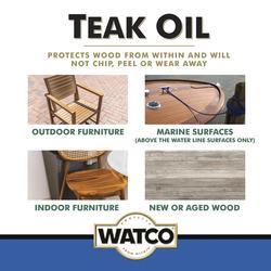 Watco® Teak Oil Spray-On Wood Finish - 11.25 oz. at Menards®