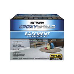 Rust-Oleum® EPOXYSHIELD® Satin Storm Gray Basement Floor Coating Kit ...