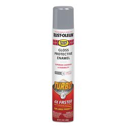 Rust-Oleum® Stops Rust®Turbo Spray System Gloss Smoke Gray Enamel Spray ...
