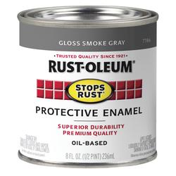 Rust-Oleum® Stops Rust® Gloss Smoke Gray Protective Enamel Paint - 1 pt ...