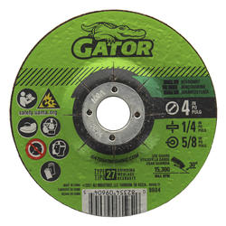 Gator® 4" x 1/4" Type 27 Masonry Grinding Wheel at Menards®