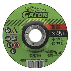 Gator® 4-1/2" x 1/4" Type 27 Metal Grinding Wheel at Menards®