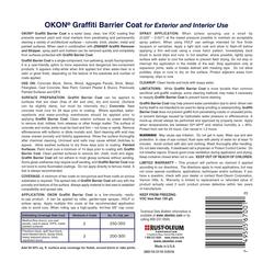 Zinsser® OKON® Interior/Exterior Water-Base Graffiti Barrier Coat - 1 ...