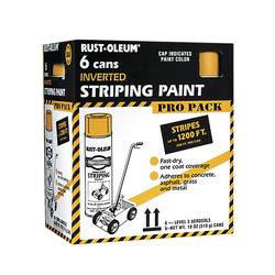 Rust-Oleum® Professional Flat Yellow Inverted Striping Spray Paint 18 ...