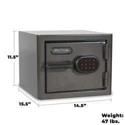 Sanctuary Diamond 0.79 cu. ft. Fireproof/Waterproof Home & Office Safe ...