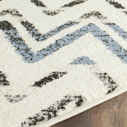 Gramercy Evoke Collection Zig-Zag Area Rug 6' x 6' Round at Menards®