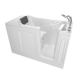 Safety Tubs®® Luxury Series 48"W x 28"D White Acrylic 39-Jet Dual ...