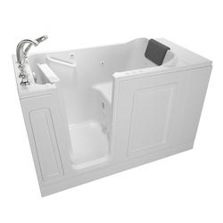 Safety Tubs®® Luxury Series 51"W x 30"D White Acrylic 39-Jet Dual ...