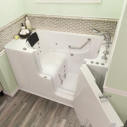 Safety Tubs® Premium Series 52"W x 30"D White Gelcoat 38-Jet Dual ...