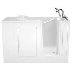 Safety Tubs® Entry Series 48"W x 28"D White Gelcoat 22-Jet Dual Massage ...