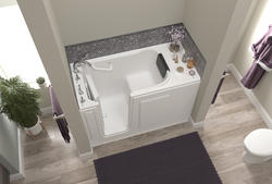 Safety Tubs® Premium Series 48"W x 28"D White Gelcoat 26-Jet Dual ...