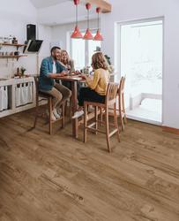 Shaw® Citadel Plus Honey Teak 7" x 48" Floating Luxury Vinyl Plank Flooring (18.91 sq.ft/ctn) at ...