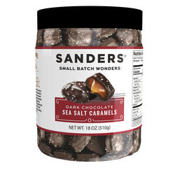 Sanders® Dark Chocolate Sea Salt Caramels - 18 oz. at Menards®