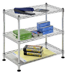 Sandusky Lee® 18"W x 18"H x 10"D 3-Tier Wire Shelving Unit at Menards®