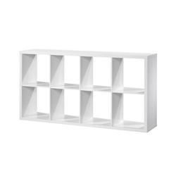 Designer s Image 29 5 16 W x 57 7 8 H White 8 Cube Premium Organizer at Menards