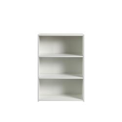 Designer's Image™ 24-1/2"W x 35-1/4"H White 3-Shelf Premium Bookcase at ...