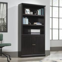 Sauder® Select Estate Black® 5-Shelf Bookcase with Doors at Menards®