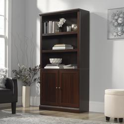 Sauder® Select Cherry 5-Shelf Bookcase with Doors at Menards®