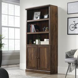 Sauder® Select Grand Walnut® 5-Shelf Bookcase with Doors at Menards®