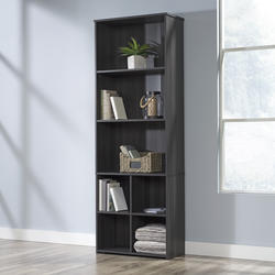 Designer's Image™ 25-3/8"W x 72"H x 11-3/4"D Charcoal Premium Bookcase ...