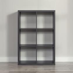 Designer's Image™ 30"W x 43-13/16"H x 13"D Charcoal 6-Cube Premium ...