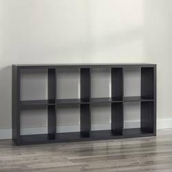 Designer's Image™ 29-7/8"W x 58"H Charcoal 8-Cube Premium Organizer at ...