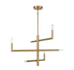 Savoy House Essentials Cristofer 6-Light Warm Brass Chandelier at Menards®