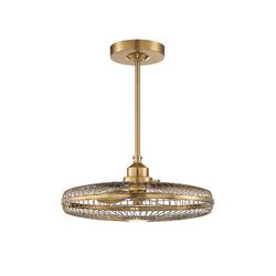 Savoy House Wetherby 14" Warm Brass Indoor LED Ceiling Fan with Remote ...