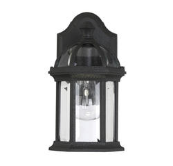 Savoy House Kensington 1-Light Textured Black Outdoor Wall Light at ...