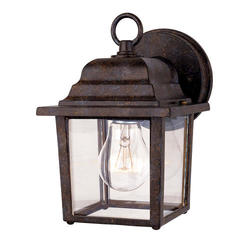 Savoy House Exterior Collections 1-Light Rustic Bronze Outdoor Wall ...