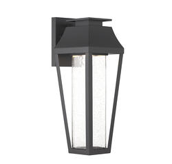 Savoy House Brookline Integrated LED Matte Black Outdoor Wall Light at ...