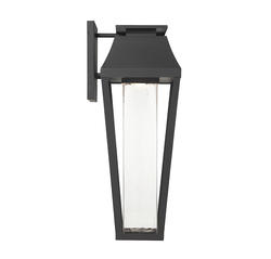 Savoy House Brookline Integrated LED Matte Black Outdoor Wall Light at ...