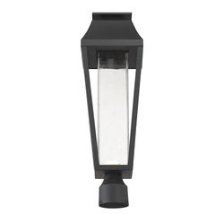 Savoy House Brookline Integrated LED Matte Black Outdoor Post Lantern ...
