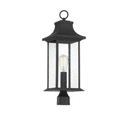 Savoy House Hancock 1-Light Matte Black Outdoor Post Lantern at Menards®