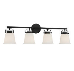 Savoy House Essentials Kaden 4-Light Matte Black Vanity Light at Menards®