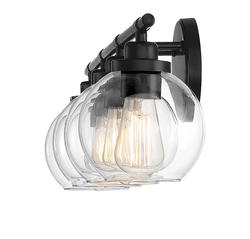 Savoy House Essentials Carson 4-Light Matte Black Vanity Light at Menards®