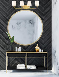 Savoy House Essentials Capra 4-Light Warm Brass Vanity Light at Menards®