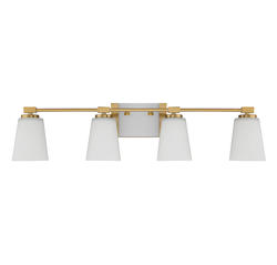 Savoy House Darby 4-Light Warm Brass Vanity Light at Menards®
