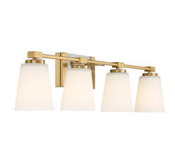 Savoy House Darby 4-Light Warm Brass Vanity Light at Menards®