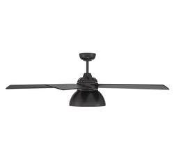Meridian 52" Matte Black Indoor LED Ceiling Fan with Remote at Menards®