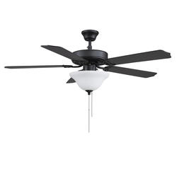 Meridian 52" 2-Light Matte Black Indoor Ceiling Fan at Menards®