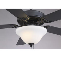 Meridian 52" 2-Light Matte Black Indoor Ceiling Fan at Menards®