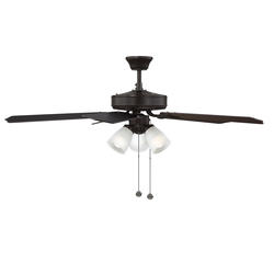 Meridian 52" 3-Light Oil Rubbed Bronze Indoor Ceiling Fan at Menards®