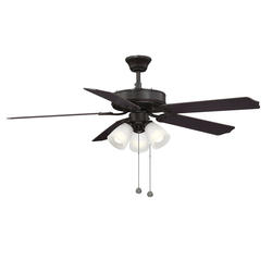 Meridian 52" 3-Light Oil Rubbed Bronze Indoor Ceiling Fan at Menards®
