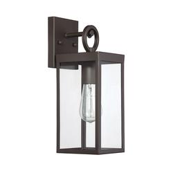 Meridian 1-Light Oil Rubbed Bronze Outdoor Wall Light at Menards®
