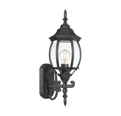 Meridian 1-Light Black Outdoor Wall Light at Menards®