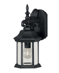 Meridian 1-Light Black Outdoor Wall Light at Menards®