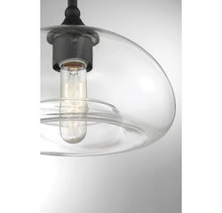 Meridian 1-Light Matte Black Semi-Flush Mount Ceiling Light at Menards®