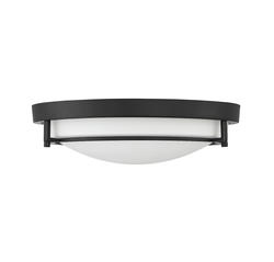 Meridian 2-Light Matte Black Semi-Flush Mount Ceiling Light at Menards®
